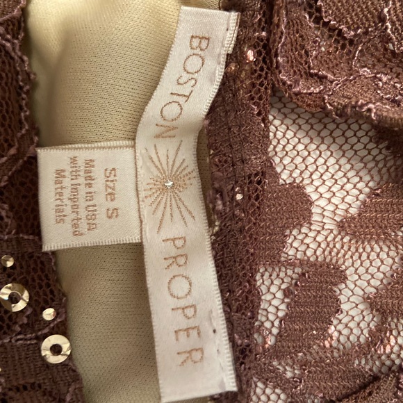 Boston Proper | Tops | Boston Proper Sequin Top | Poshmark